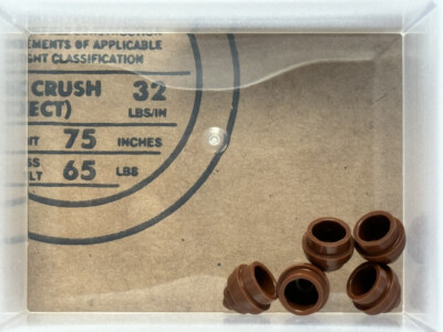 LEGO Parts - Reddish Brown Plate, Round 1 x 1 Swirl / Twist - No 53119 ...