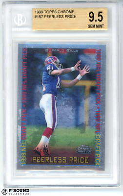 Peerless Price RC BGS 9.5: 1999 Topps Chrome Rookie Card #157 POP 4 | eBay