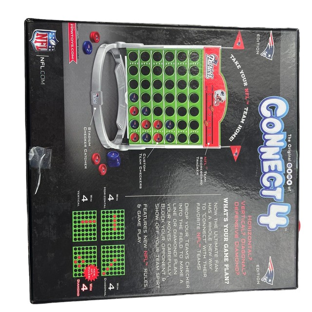 Hasbro Connect 4 Game Patriots Edition NFL Kids 7 Family Board Game ...