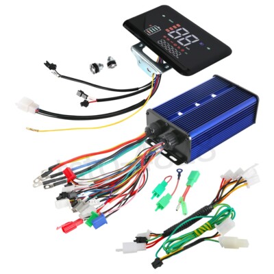 48V 60V 72V 84V 60A Brushless Motor Controller+Display fo Go Kart E ...
