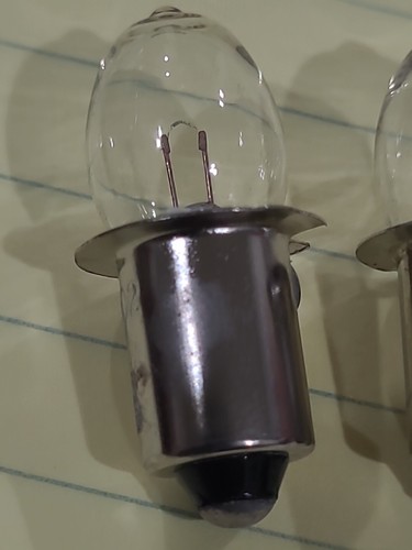 Set of 2 -KPR102 2.4V .7A Lamp Bulb for 2 "D" Cell Flashlight, Philips ...