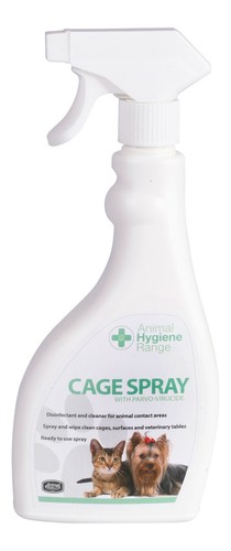 Cage Spray-RTU Spray containing Parvo-Virucide disinfectant-The Animal ...