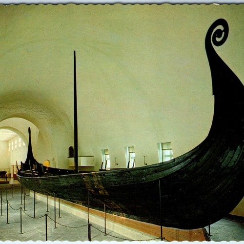 c1970s Oslo, Norway Viking Ship Museum Oseberg Osebergskipet Medieval ...