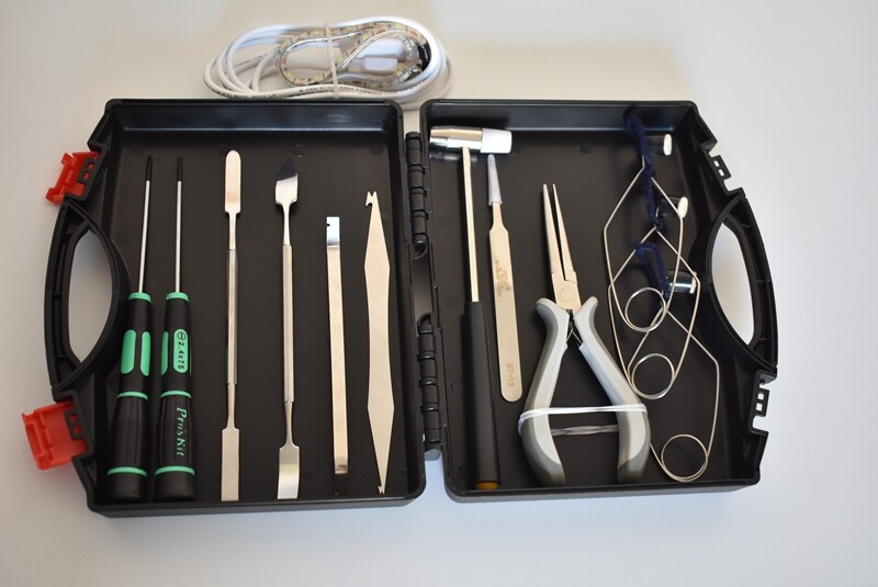 Clarinet Repair Tool Kit Parts- Pads Changing Set w/Hard Case Fast Ship ...