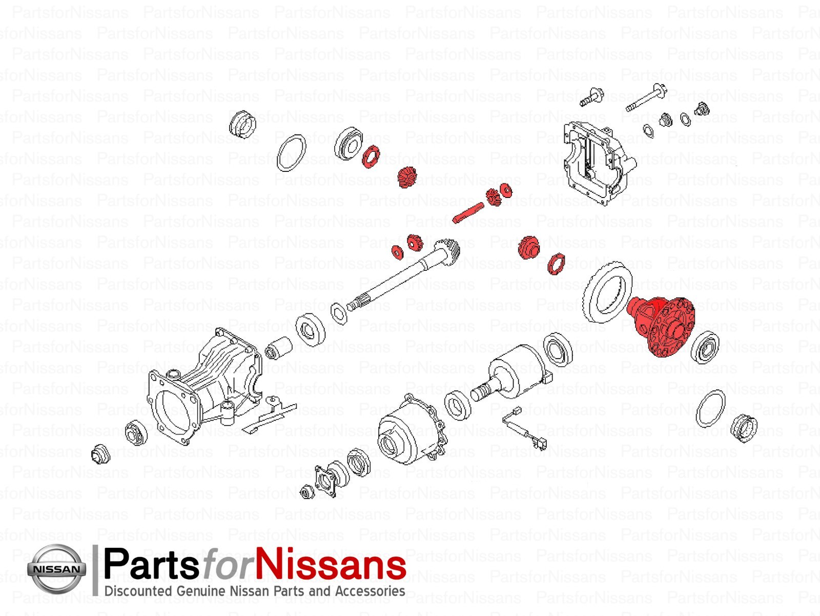 NISSAN OEM DIFFERENTIAL AS 38420-CA000 for sale online | eBay
