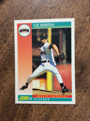 1992 Score 771b Gil Heredia, Giants rookie prospect nm ib | eBay