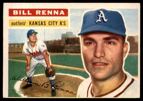 1956 Topps #82 Bill Renna EX++ Athletics DP ID:58563 | eBay