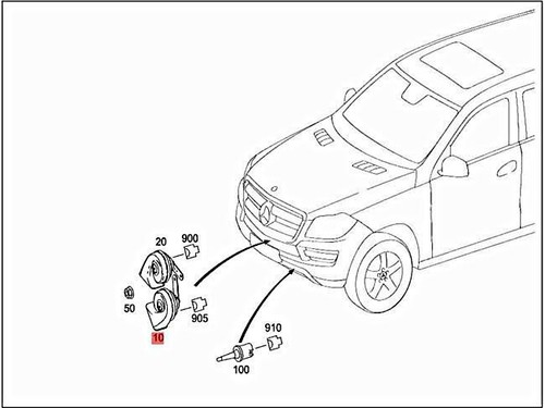 Genuine MERCEDES C292 W166 X166 GL-CLASS X166 GLE W166 Horn 0005424104 ...