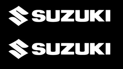 Suzuki (Set Of 2) Vinyl Decal Window Truck Sticker Laptop Motorcycle | eBay