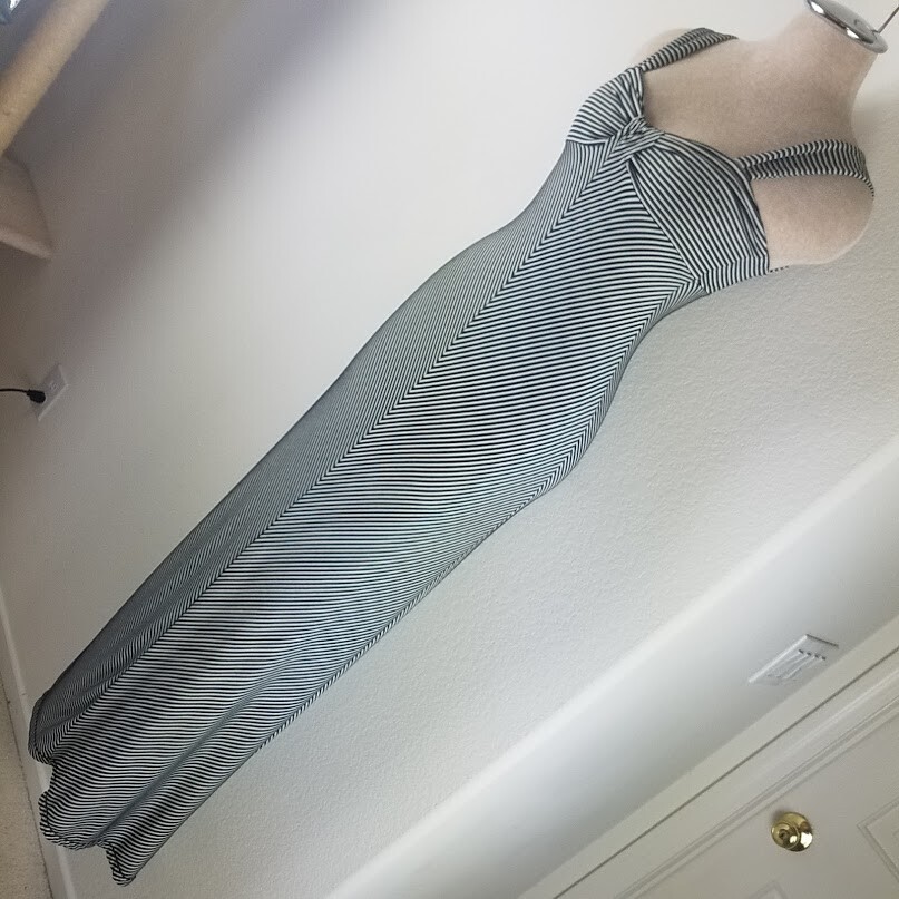 Studio M Striped Maxi Dress