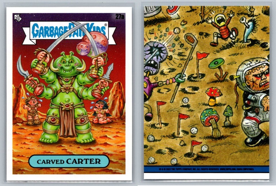 John Carter Disney William Dafoe Movie Garbage Pail Kids GPK Spoof 2 ...