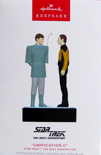 Hallmark Star Trek Next Generation Unification II Spock Data Magic ...
