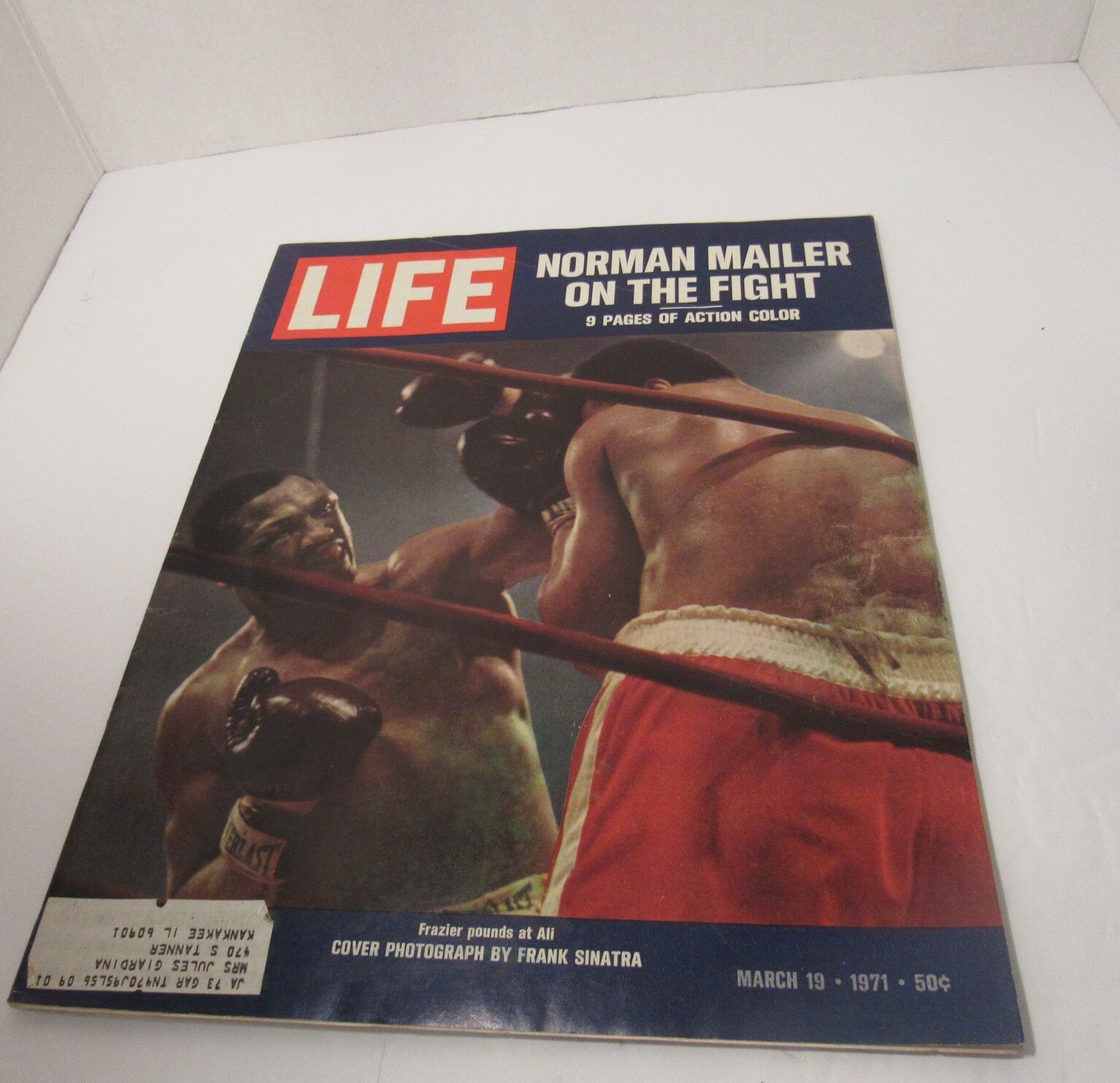 March 19,1971, Vtg Life Magazine, Muhammad Ali, Joe Frazier Fight ...