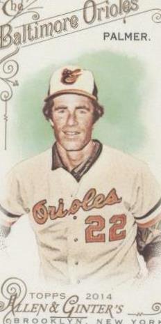 2014 Topps Allen & Ginter's - Jim Palmer #183 Mini Allen & Ginter Back ...