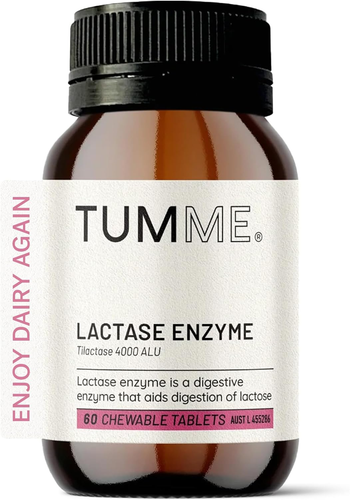 Lactose Intolerance Relief Tablets with Lactase Enzyme to Aid Dairy ...
