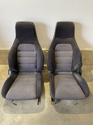 1986-1991 MAZDA RX7 FC OEM BLACK CLOTH SEATS | eBay