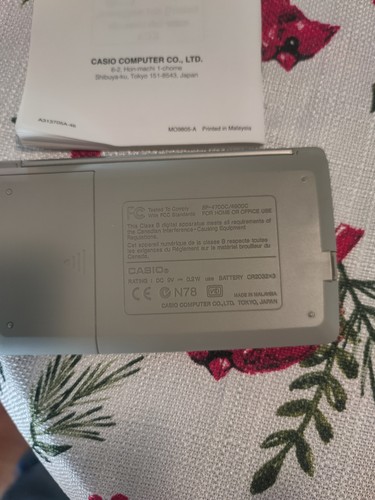 CASIO BOSS ILLUMINATOR SF-4700C 64KB Business ORGANIZER | eBay