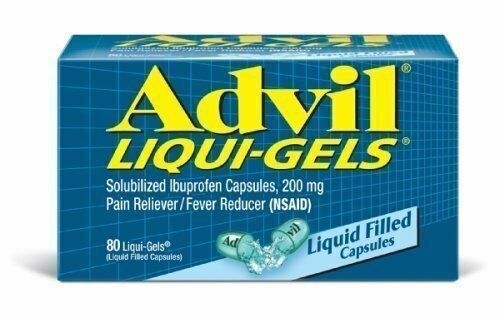 Advil Ibuprofen 200mg Pain Reliever Fever Reducer NSAID Liquid Gel 80ct ...