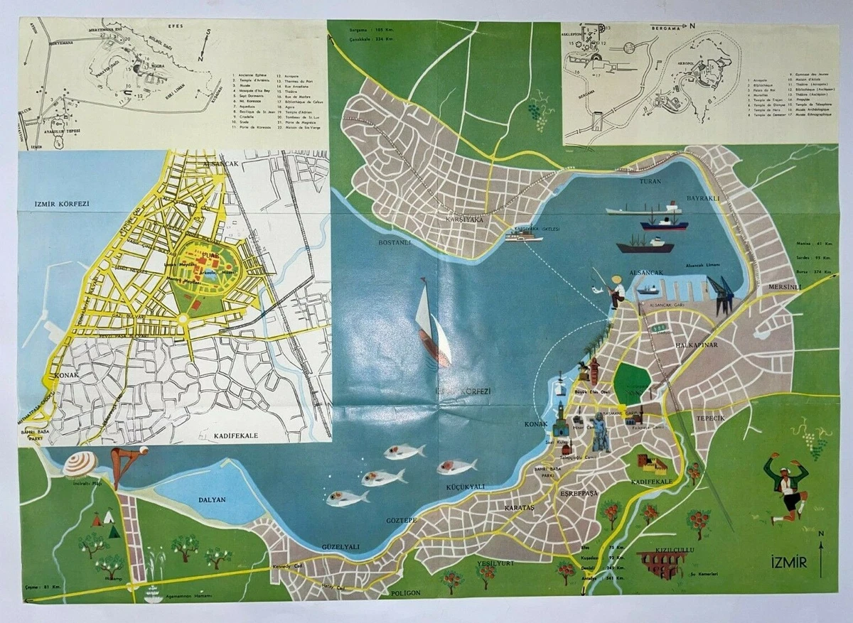 Izmir, Turkey Map