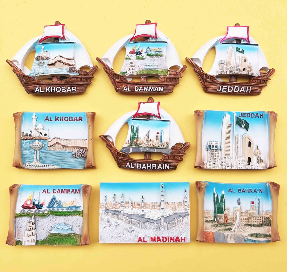 World travel Saudi Arabia creative DIY crafts magnet Fridge Magnets ...
