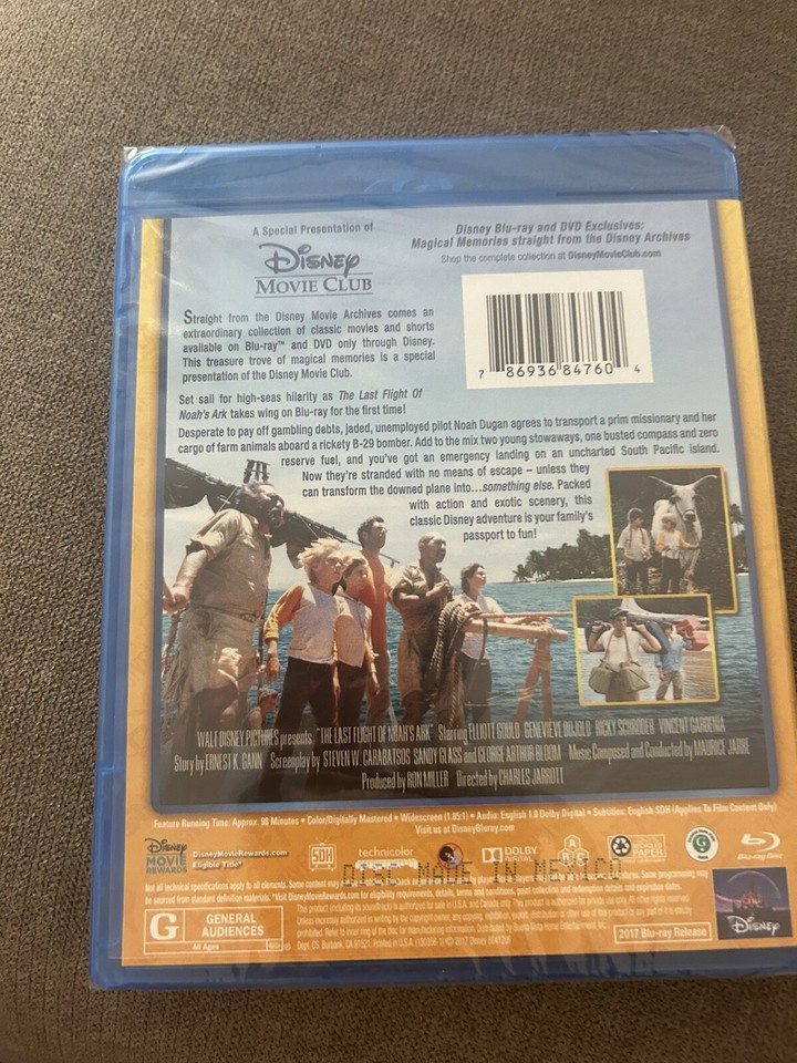 The Last Flight of Noah's Ark (Blu-ray, Disney Movie Club Exclusive ...