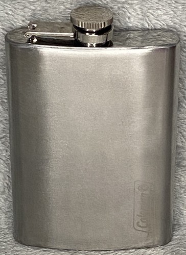 Coleman Stainless Steel 8 oz Ounce Flask Screw Cap Liquor Hip/Breast ...