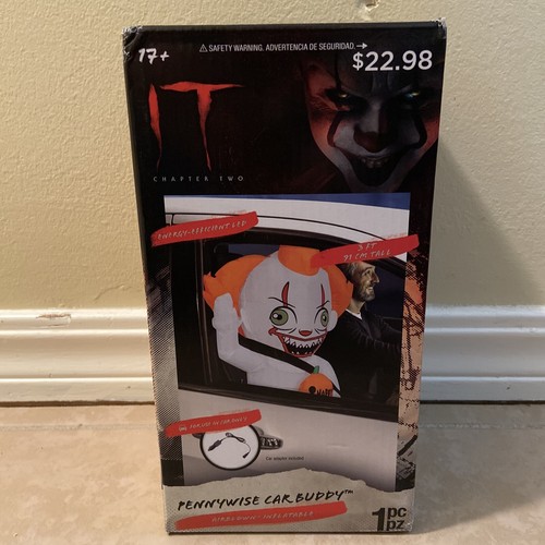 Pennywise Car Buddy Inflatable 3 ft Halloween IT Chapter 2 Grade A NIB ...