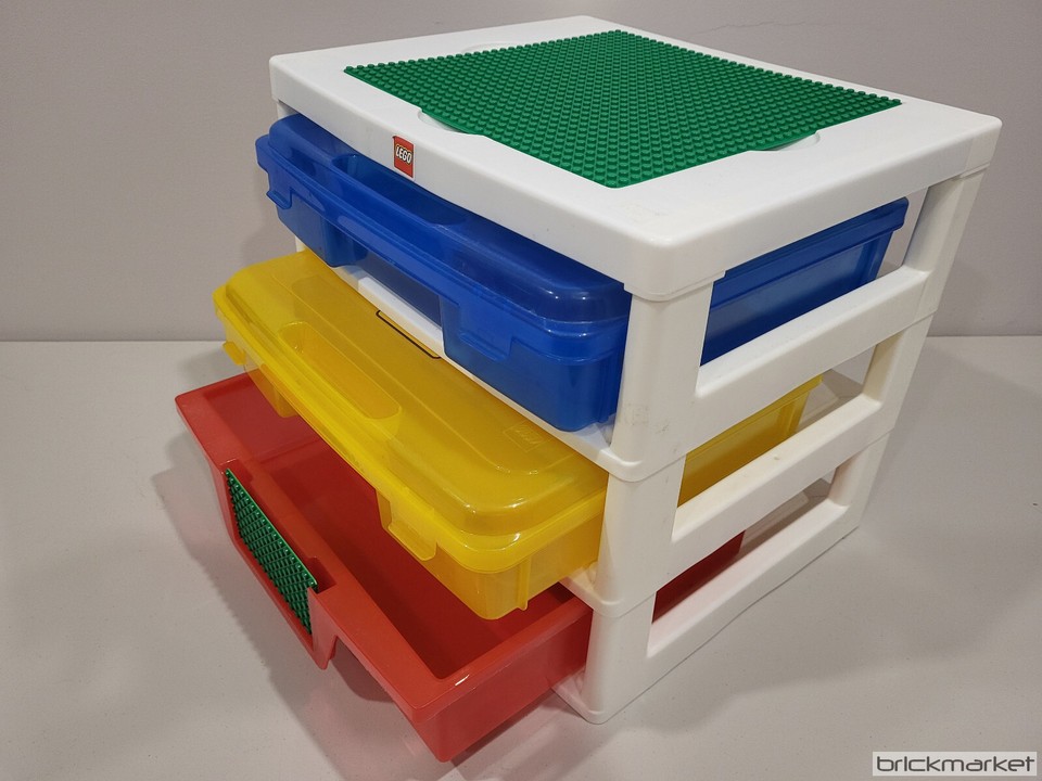 LEGO IRIS 3 Drawer Storage Tower Organizer Bin Storage Tray ...