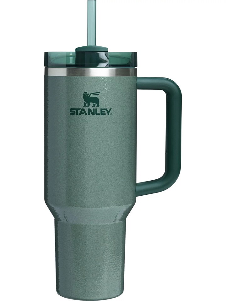 Stanley 40 oz. Quencher H2.0 FlowState Tumbler Hammertone Green Limited ...
