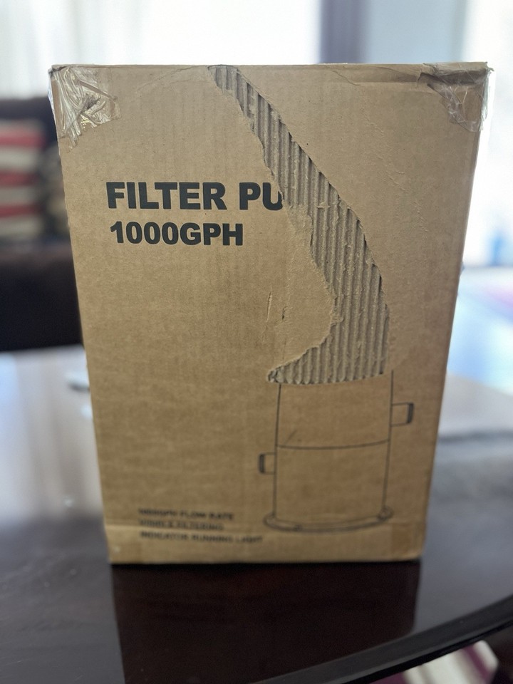 Intertek Grey Above Ground Pool Filter Pump 1000GPH GFCI Plug | eBay