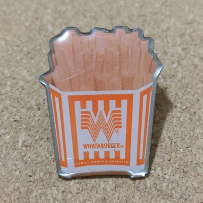 Whataburger French Fries Lapel Pin Back Company Employee Logo | eBay