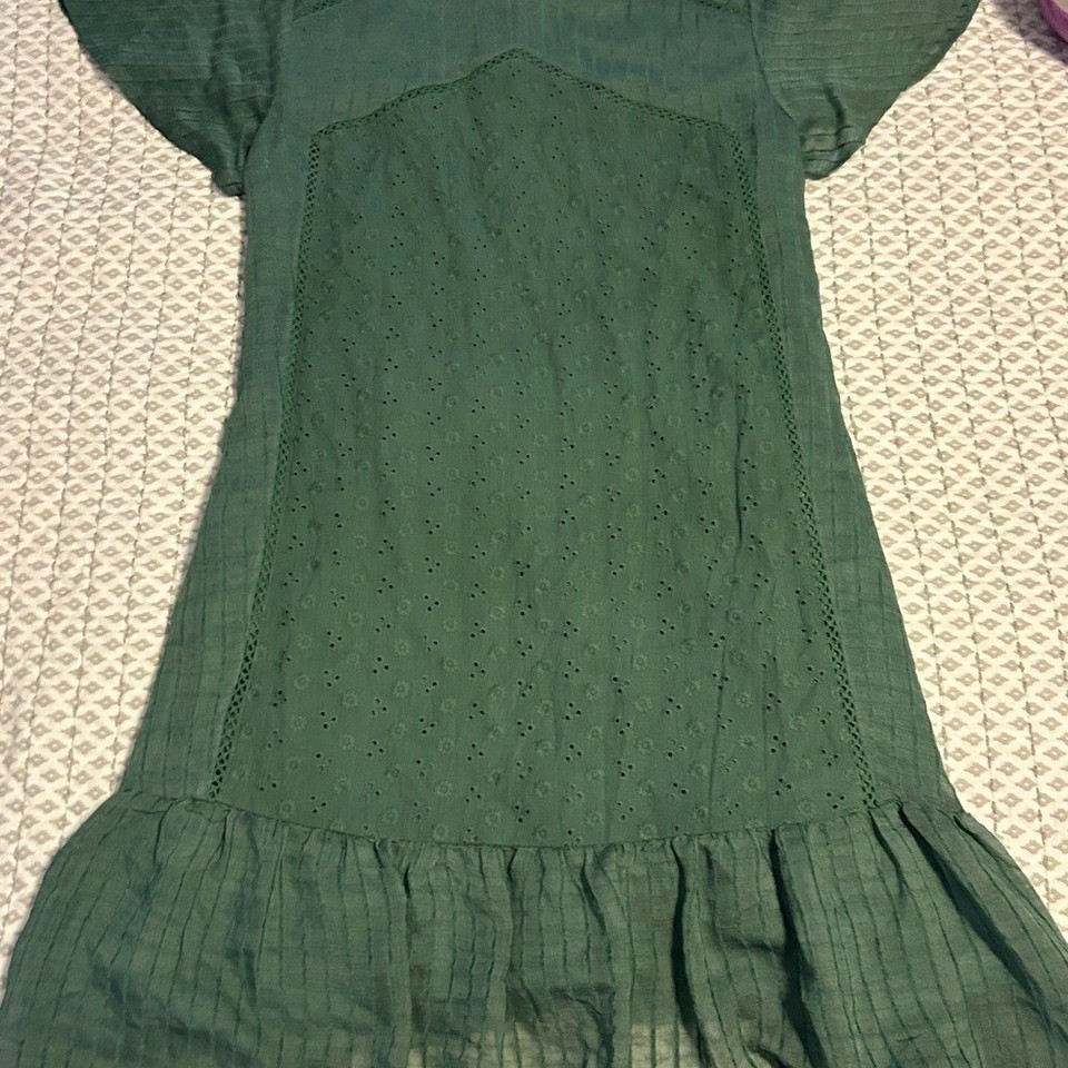 & Merci Women's Short Party Wedding Chic Forest Green Mini Dress Medium ...