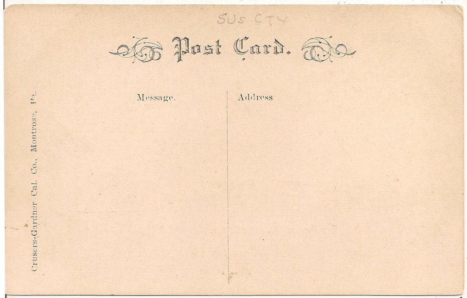 The Bridge in Hop Bottom PA Postcard | eBay