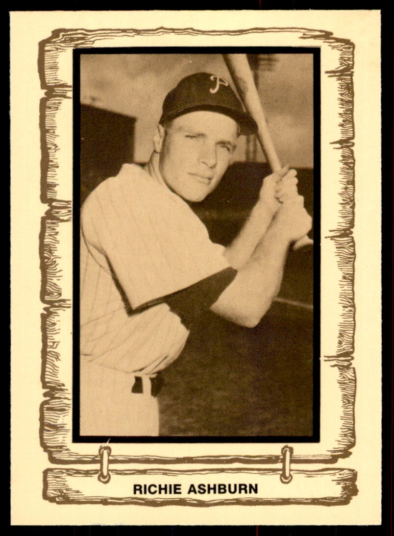 1983 CRAMER BASEBALL LEGENDS SERIES 4 #94 RICHIE ASHBURN PHILADELPHIA ...