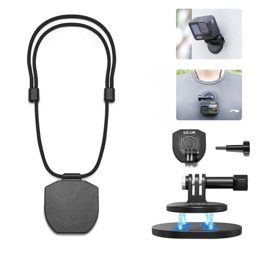 Magnetic Neck Strap Holder Mount For DJI Action 4 Gopro Hero Insta360 ...