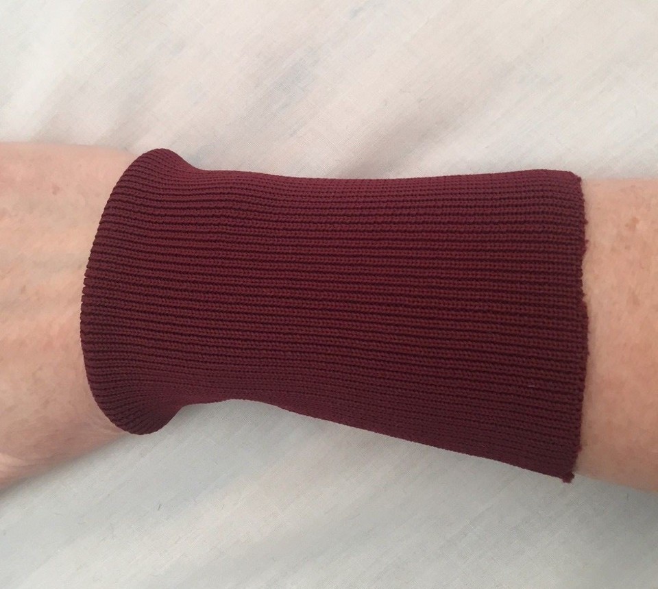 Pair Knit Rib Cuffs Seamless Tubular Cuffing Knitted Fabric - Colour ...