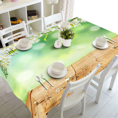 Misty Memories 3D Tablecloth Table cover Cloth Rectangle Wedding Party ...