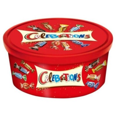 Celebrations Chocolate Box Tub 550g Birthday Parties Gift family share ...