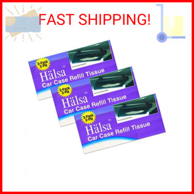 (Ship from USA) 3 Packs Halsa Car Refill Tissue For Tempo Visor Tissue ...