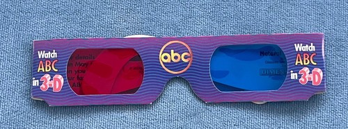 Vintage 1997 ABC TV Wendy’s 3D Glasses Movie 3-D 1990s Original Rare | eBay