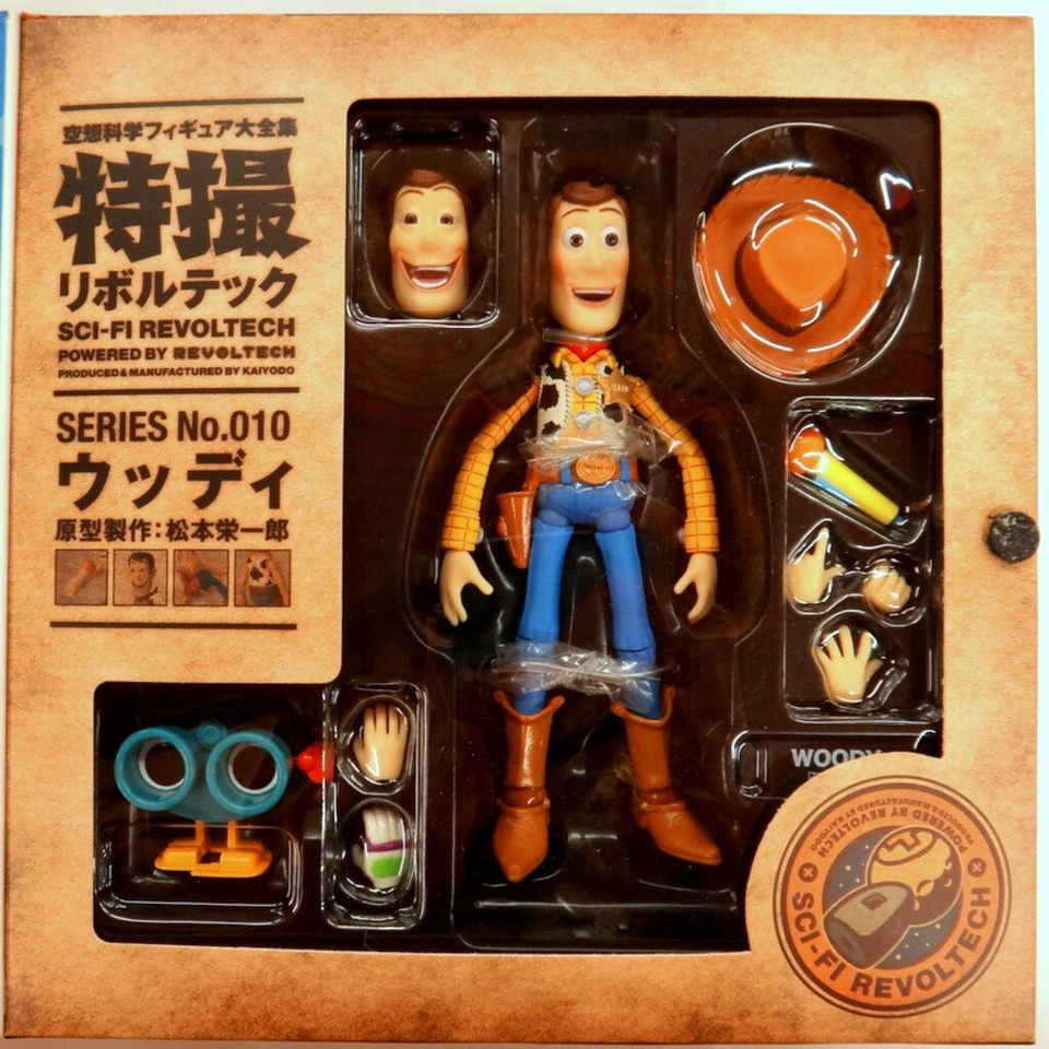 Woody No.010 Revoltech Figure Toy Story Disney Pixar Kaiyodo Japan ...