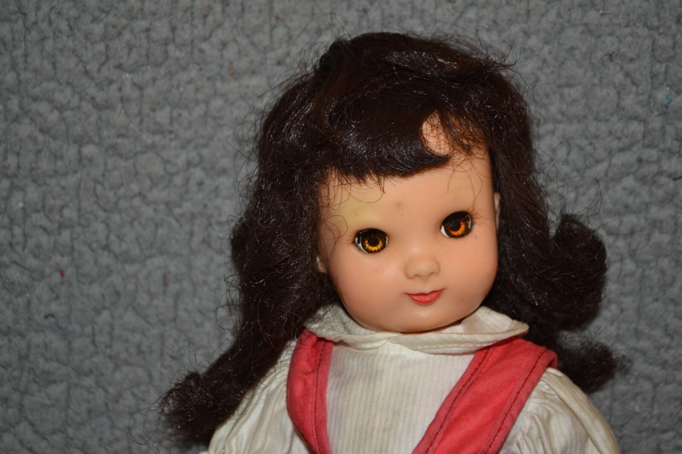 14” VTG Ideal Betsy McCall 1950s Doll in Original Outfit & Roller ...