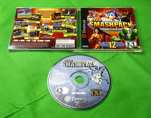 Sega Smash Pack Volume 1 • Sega Dreamcast System/Console • (12) Games ...