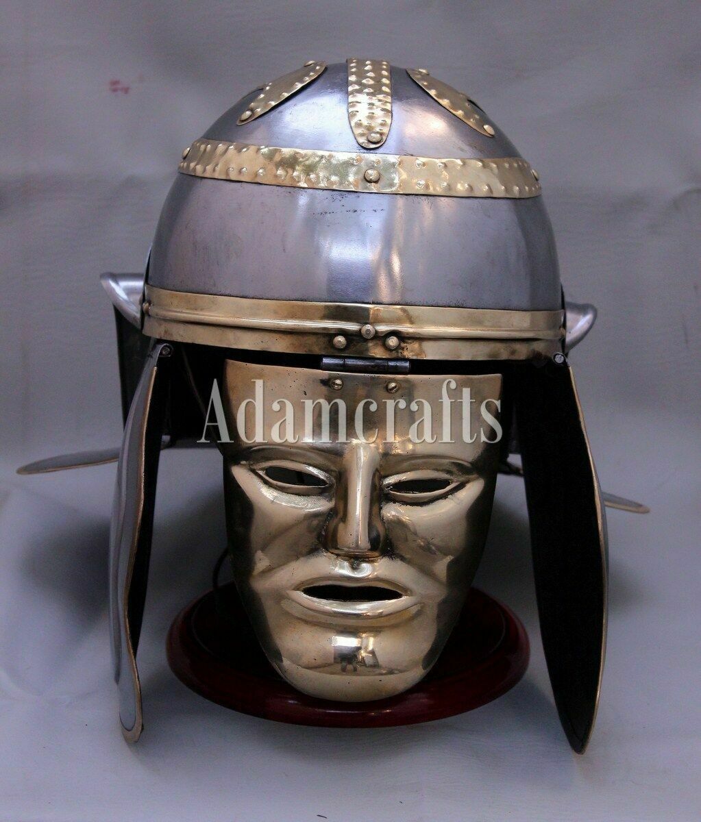 Antico Medievale Romana Casco Con Maschera Viso / Gallico/Centurione da ...