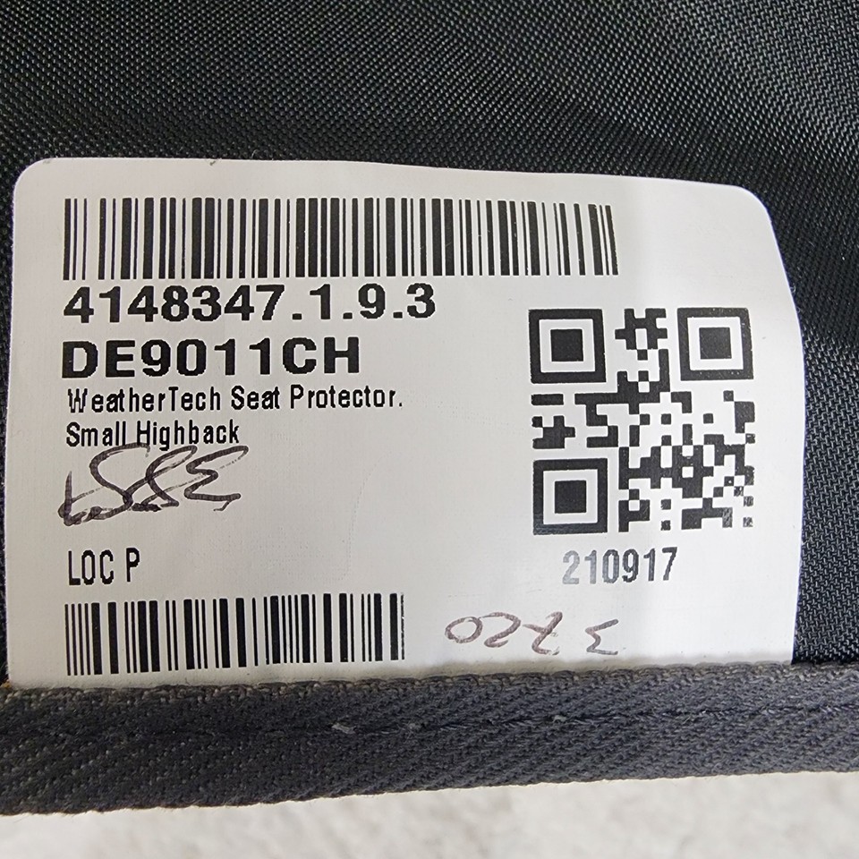WeatherTech Small Highback Bench Seat Protector in Charcoal for Trucks ...