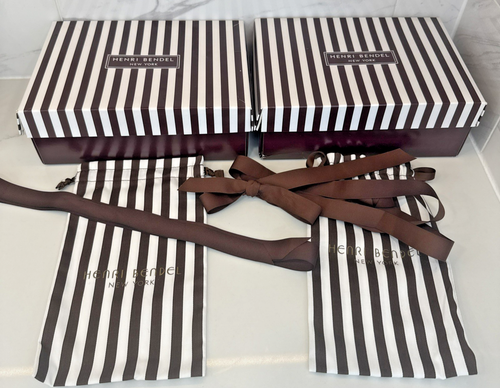 Henri Bendel New York Empty Gift Box Set Of 2 - Dust Bags and Fifth Ave ...