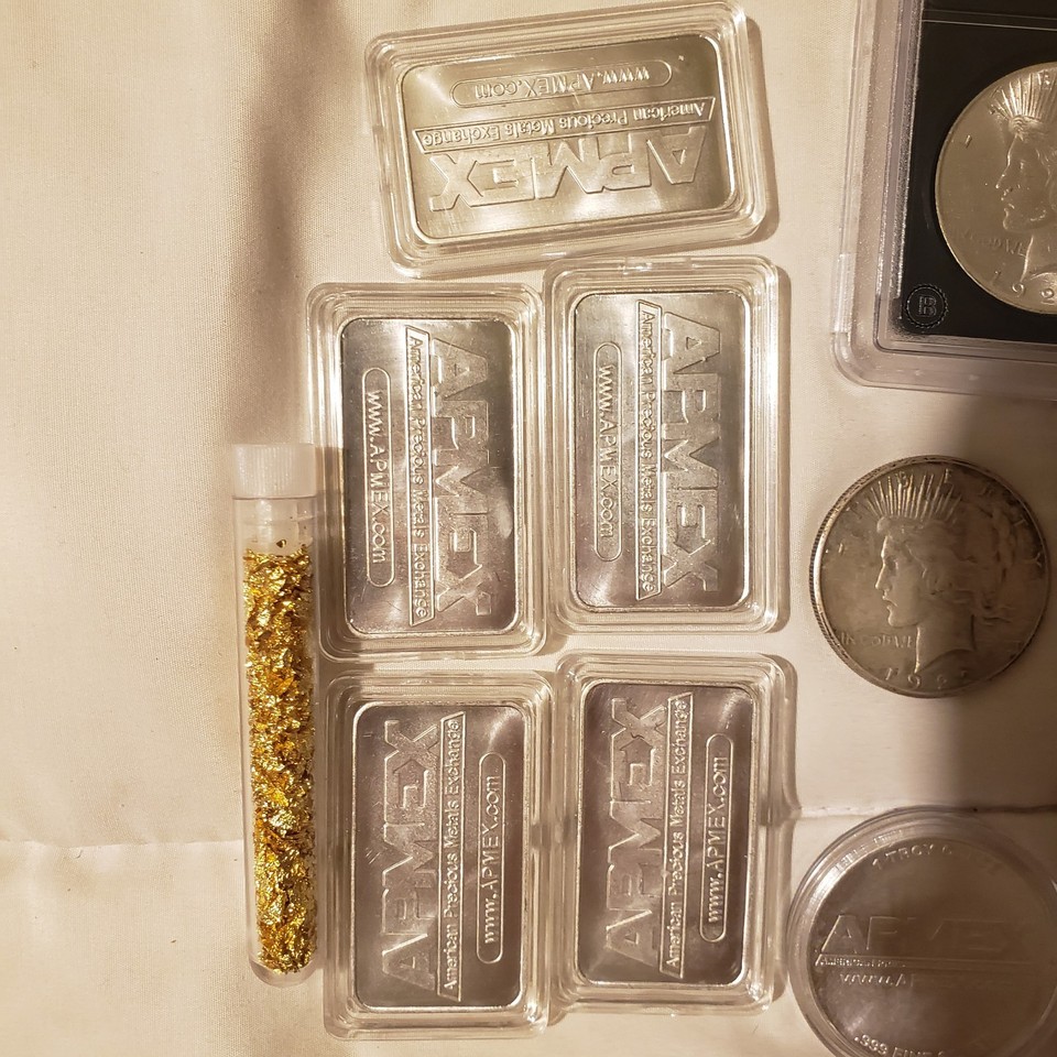 LOT of 10 - 1 OZ SILVER .999 FINE mix lot | eBay