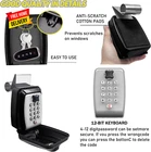 New! Upgrade SL-591 Car Window Lock Box for Turo, Car Key Lock Box, Car ...