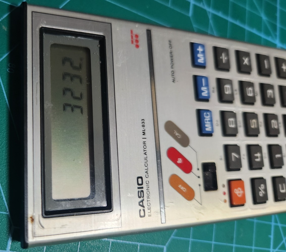 Casio ML-833 - Vintage Musical Calculator from the 1980s | eBay