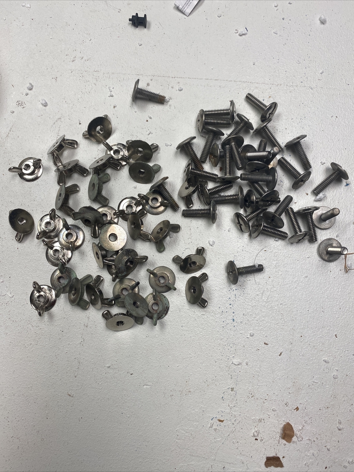 Hurricane Shutter Hardware Lot Of 36 Washer Wing nuts And 33 Flat Head ...